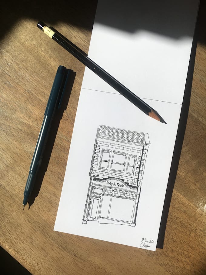 Draw the perfect pen line drawing for you by Liamkerrigan608 | Fiverr