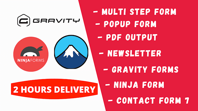 Create Gravity Forms Wordpress Form Ninja Form Contact Form 7 By Abdullahlimon19 Fiverr