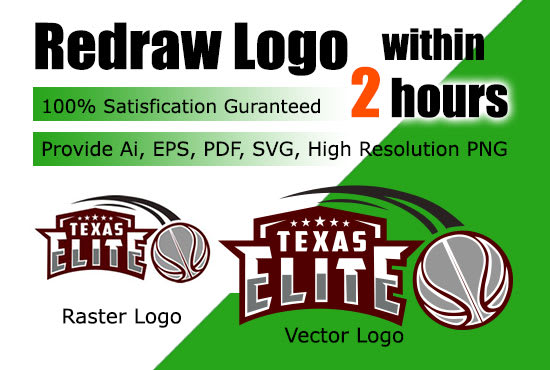 Redraw logo to vector ai, pdf, eps, svg format within 2 hours by Kashif ...