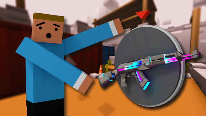 Make you a dazzling krunker thumbnail by Fire_rice | Fiverr