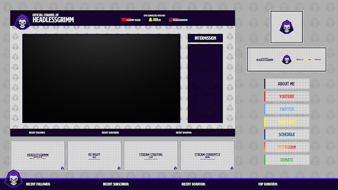 Create a customised twitch pack for your stream by Jackmccardle | Fiverr