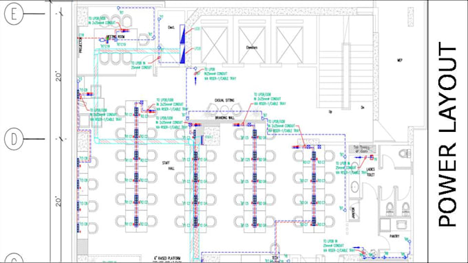 Draw and design your electrical plan by Anasnaveed324 | Fiverr
