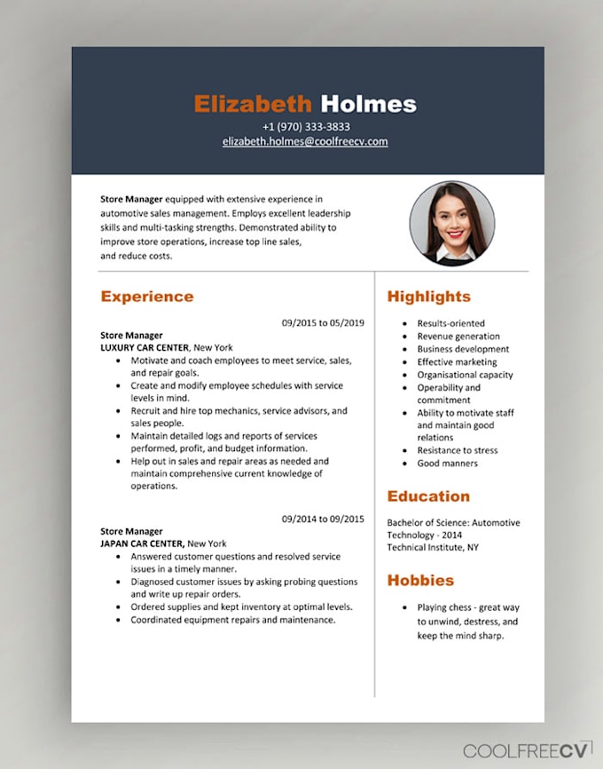 Design professional html cv by Maryamweb | Fiverr