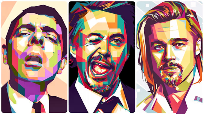 Best quality wpap pop art portrait by Ginoartpro | Fiverr