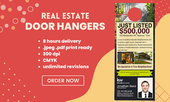 Design magnificent door hangers by Cool2bu | Fiverr