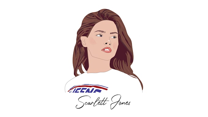 Create a vector portrait illustration by Alexandrachr321 | Fiverr