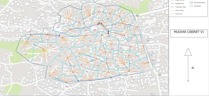 Plan ftth fttx network using gis technology by Mubeeen123 | Fiverr