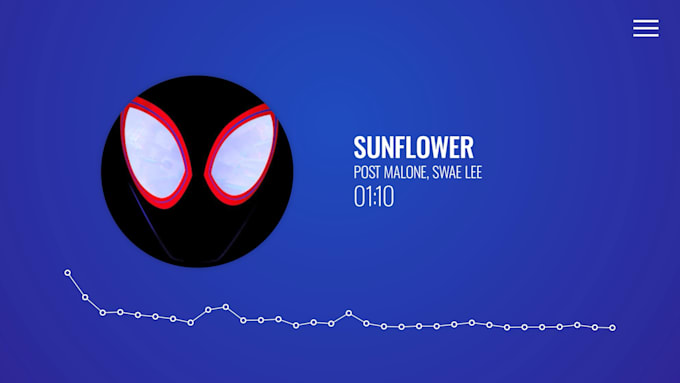 Create a minimalistic music visualizer for your songs by Textstudio ...