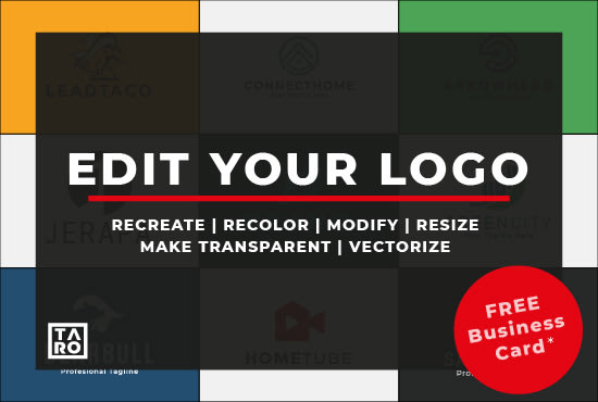 Recreate, recolor, modify, resize, and etc your logo by Tarocreative ...
