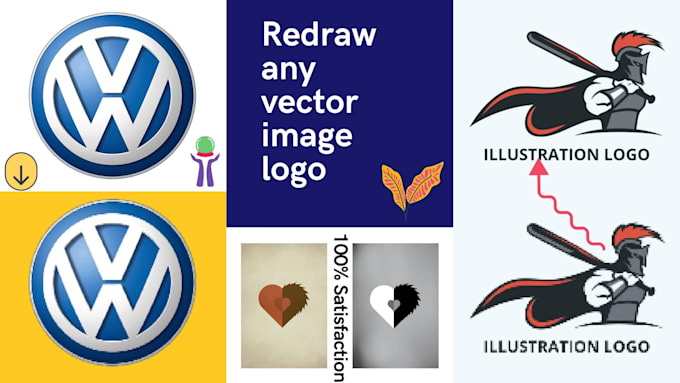 Redraw logo or any raster with my clear vector tracing skills by ...