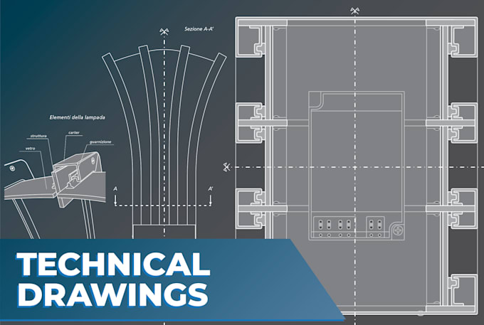 Create technical drawings from your idea by Frank_tarantino | Fiverr