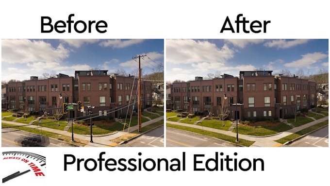 Remove any object from your architecture photos by Sinparardeviaja | Fiverr