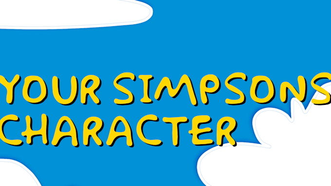 Make your simpsons drawing by Jos154 | Fiverr
