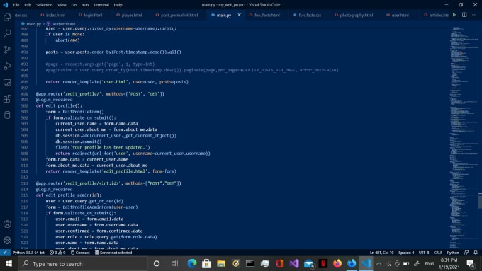 Program web pages and sites using python, flask, js, bootstrap, html5 ... Program web pages and sites using python, flask, js, bootstrap, html5 ...