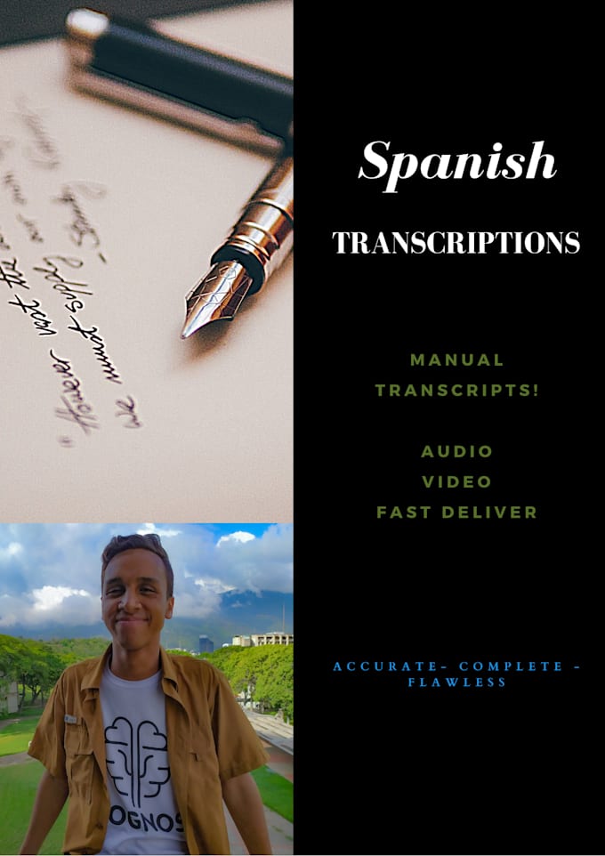 Do a 30 spanish transcription in 24 hours by Luisdbritom | Fiverr