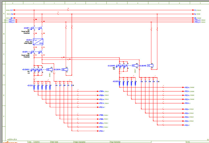 Create schematics electrical drawing on eplan by Sajidramzan10 | Fiverr