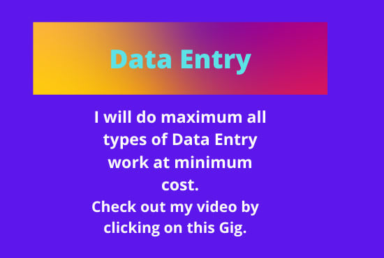 Do maximum data entry, email extraction and internet reasearch for you