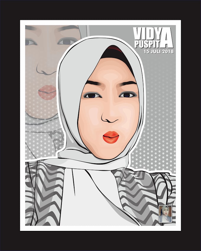 Make a vector potrait for your photo by Arviandesign | Fiverr