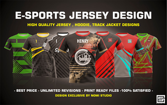 Design any custom sportswear uniform with 3d sports mockup by ...