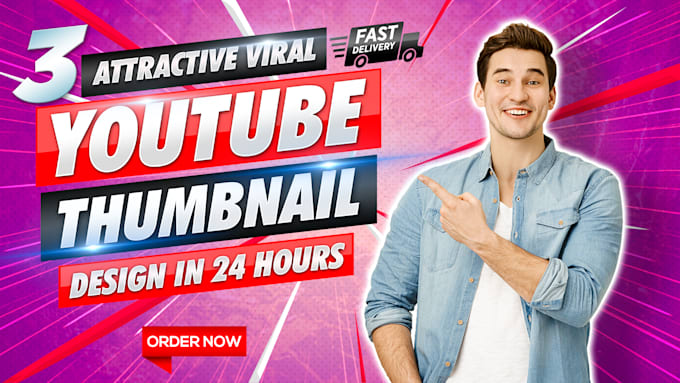 Design 3 attractive youtube video thumbnail in 24 hours by Tanvir354 ...
