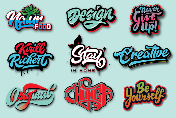 Design hand drawn, font and text logo design in 15hrs by Mohamedimran06 ...