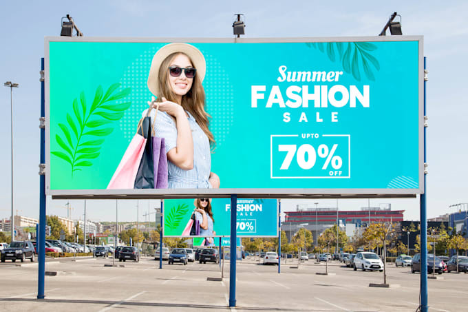 Design billboard, yard sign, sign board, signage, roll up and vinly ...