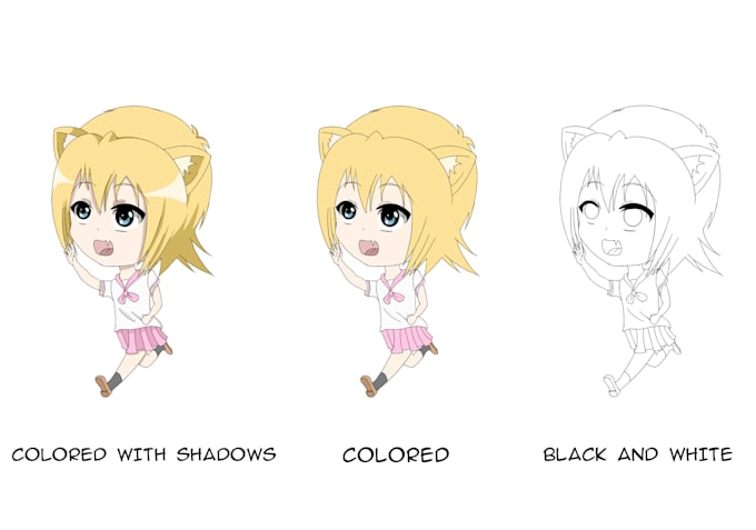 Create 2d animation gif anime or cartoon style by Aniframe | Fiverr