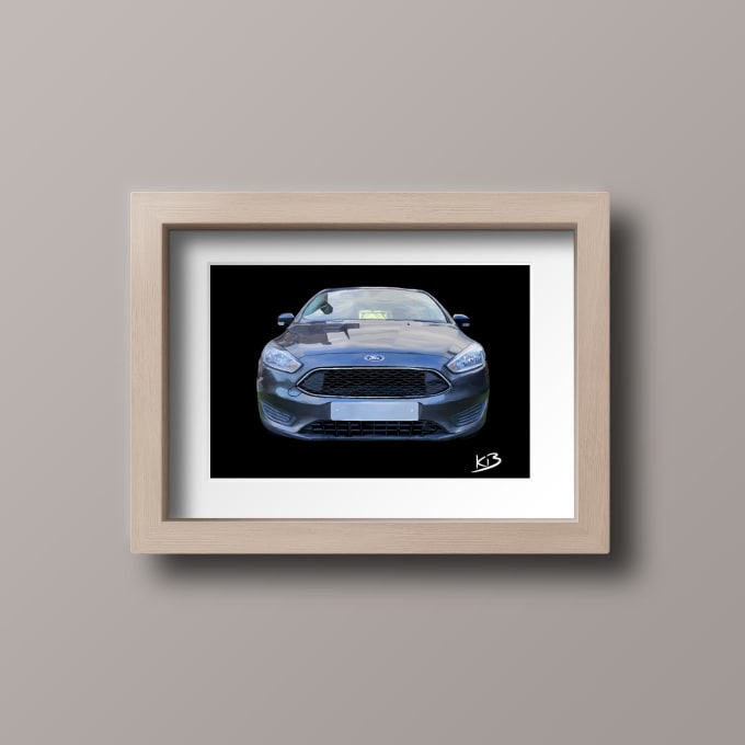 Draw photo realistic illustration of your car on procreate by ...