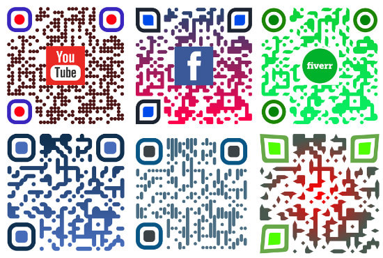Create professional qr code design with your logo, sticker by ...