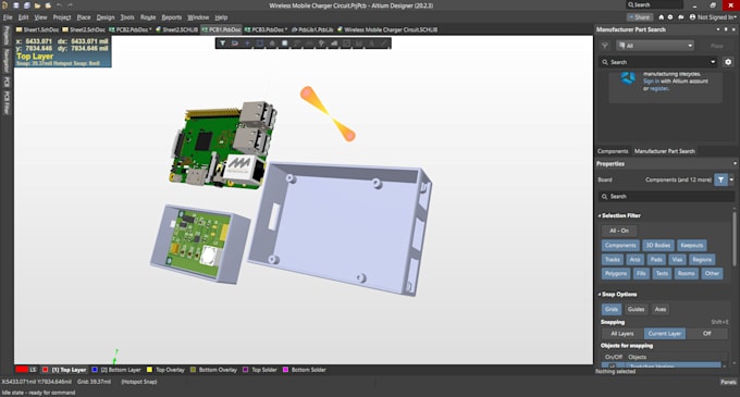 Pcb design and 3d firmware and modeling solidworks by Pcb24x7 | Fiverr