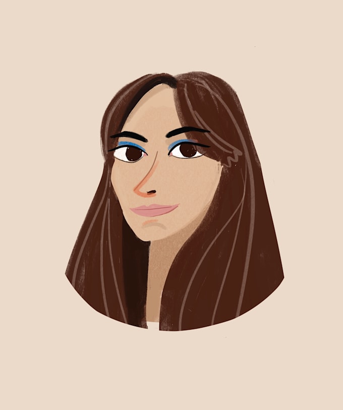 Draw a stylish portrait avatar from your photo by Edeiora | Fiverr