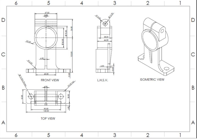2d and 3d drawing in autocad by Talhasherawat | Fiverr
