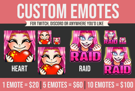 Make custom emotes for your stream or discord server by Stylishdevil ...