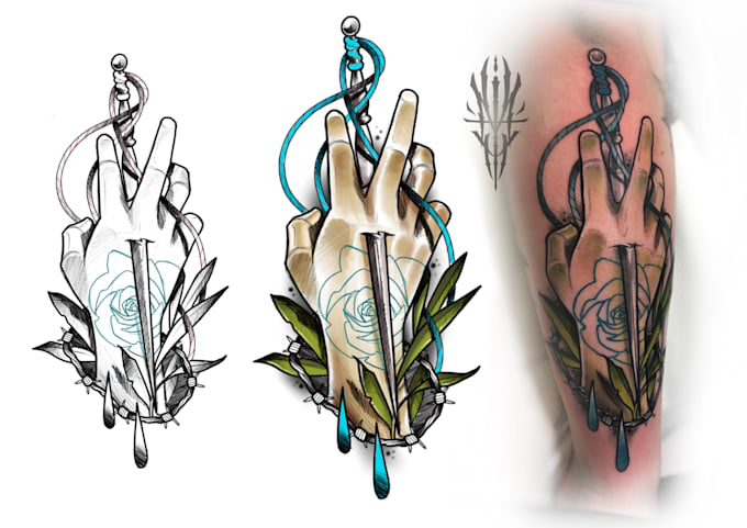 Create custom tattoo designs for you by Morphi_tattoo | Fiverr