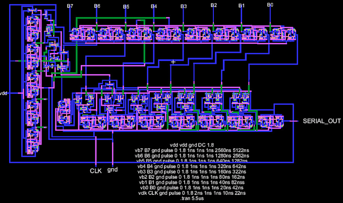 Make ic layout design on cmos transistor level by Yusufyigitbasi | Fiverr