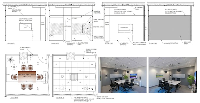 Design interior in 2d working drawings in autocad by Mohsindraftman8 ...