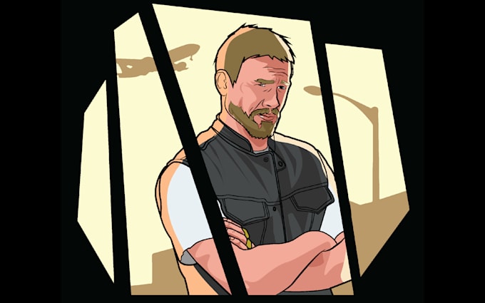 Draw your gta art style cartoon portrait in just 24 hours by ...