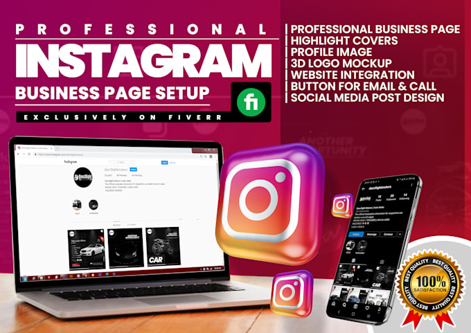 Set up your professional instagram business page in 48hrs by Lancodwini ...