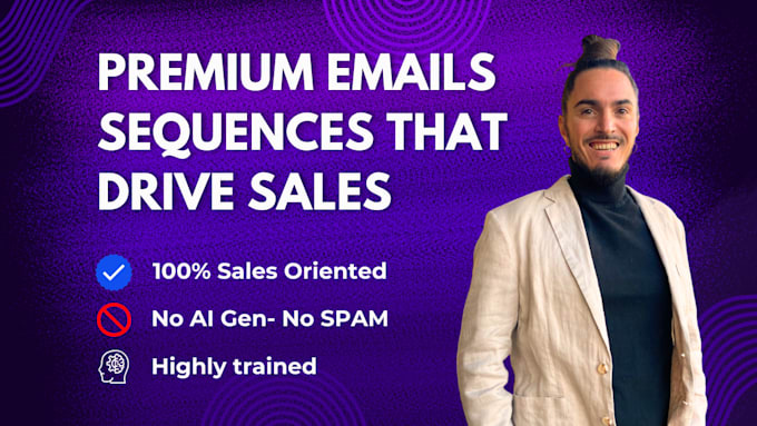 Write high converting email copywriting for sales by Samu_g | Fiverr