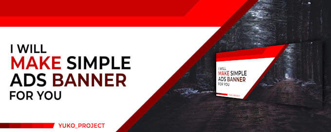 Make simple ads banners and modern ads banners by Yuko_project | Fiverr