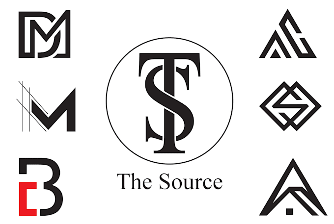 Modern minimalist letter logo for you by Tharudesigns | Fiverr