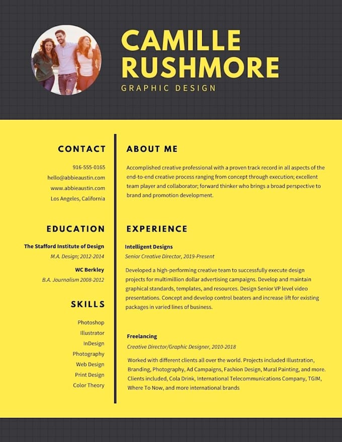 Do impressive resume design and cv design by Iffi99 | Fiverr
