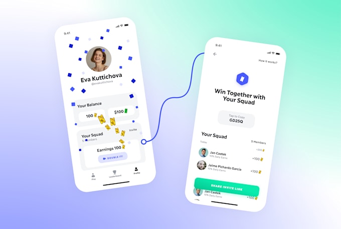 Create stunning app interaction design by Evakuttichova | Fiverr
