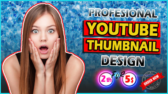 Design amazing youtube thumbnail in 24 hours by Elmehdi_291298 | Fiverr