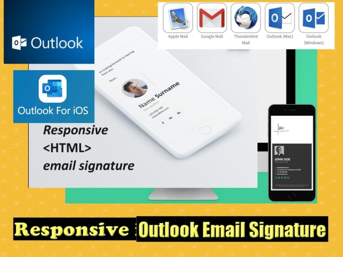 Create your professional outlook and outlook 365 html email signature ... Create your professional outlook and outlook 365 html email signature ...