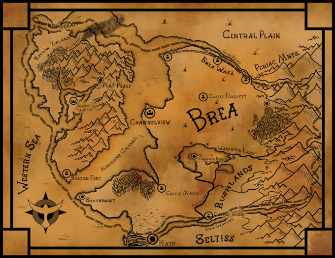 Make custom adventure or fantasy style maps for you by Phillipallevato ...