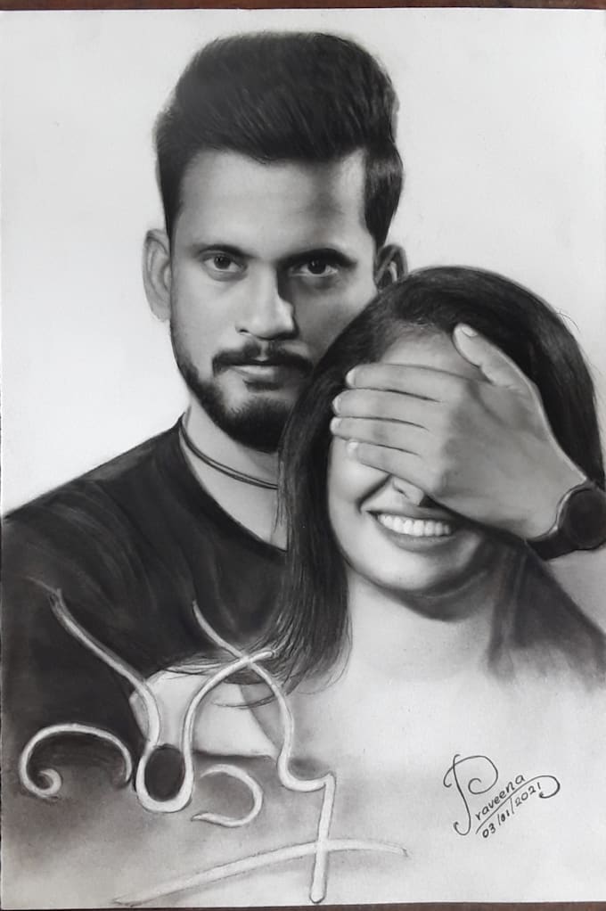 Make your photo to a pencil drawing by Praveena97 | Fiverr