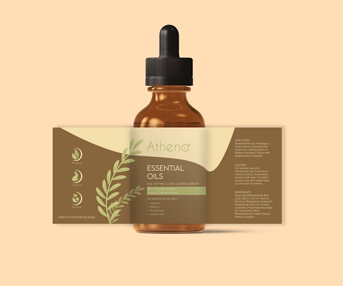 Design an attractive product label design by Raghaddweikat | Fiverr