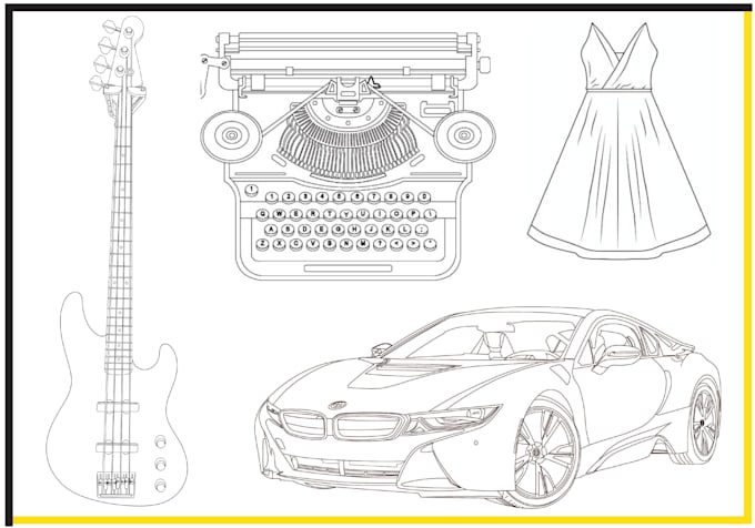 bmw i8 coloring pages