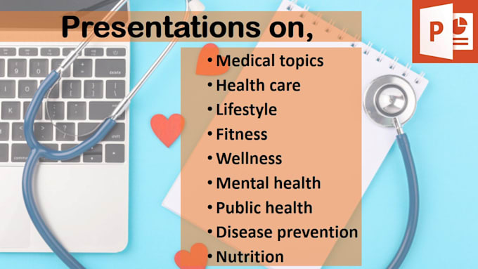 Create medical, health powerpoint presentations, ppt as a doctor by ...